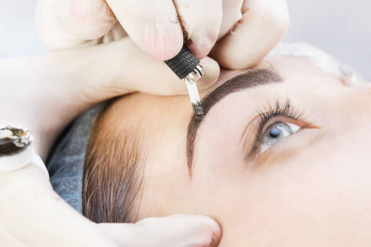 Microblading Eyebrow Restoration Procedure Atlanta GA